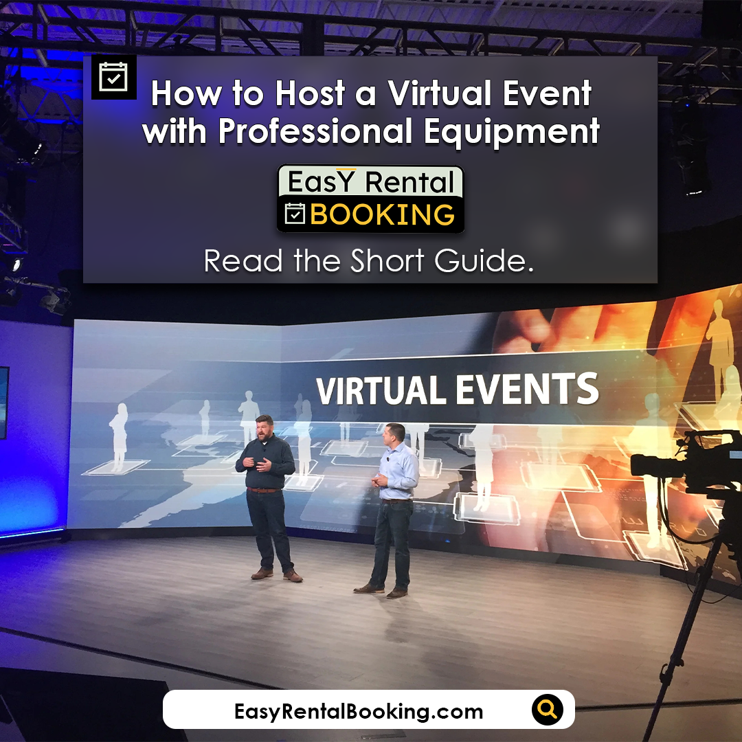 How to Host a Virtual Event with Professional Equipment - Easy Rental ...